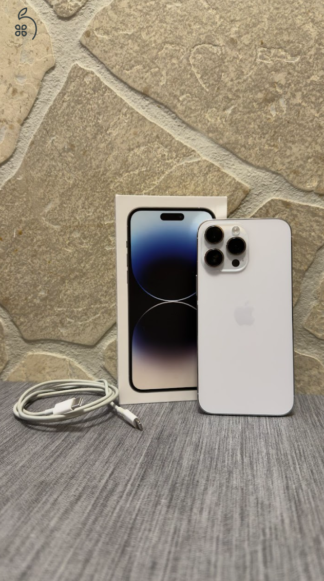 iPhone 14 Pro Max, Silver 128 GB - A2894 - Érd