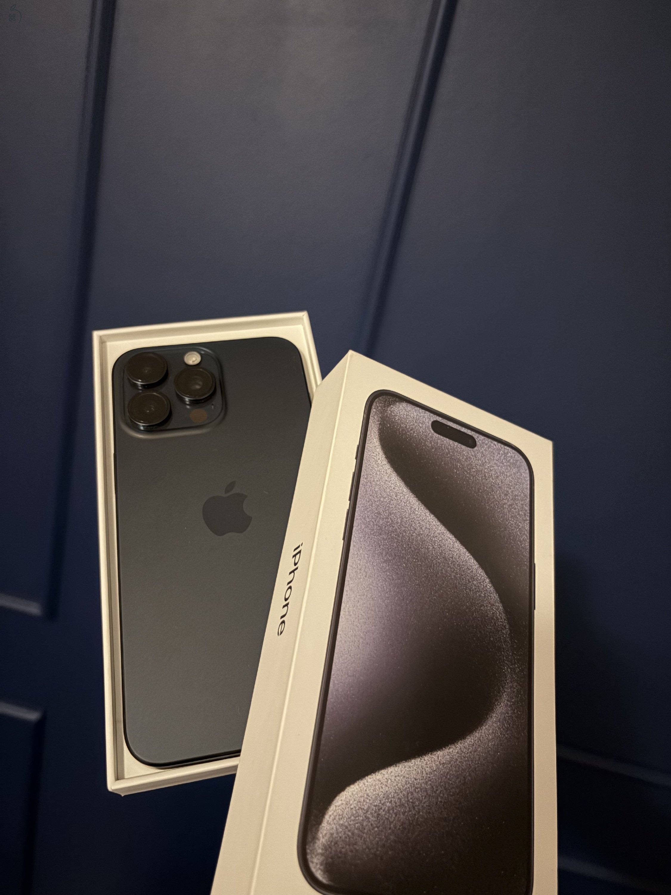 iPhone 15 Pro Max - 256 gb - blue titanium - Budapest